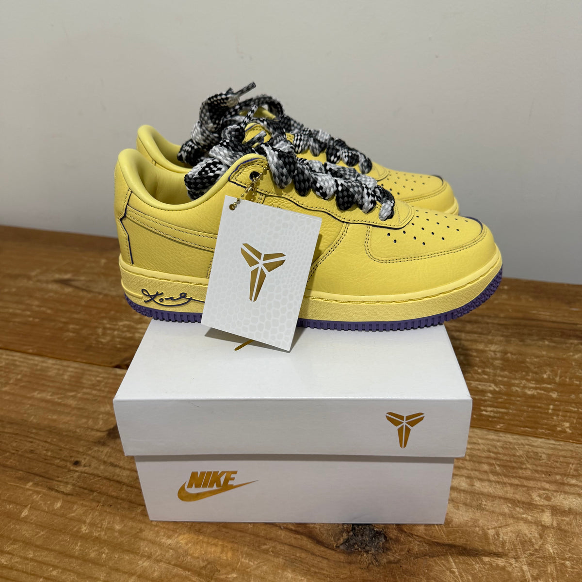 Nike Air Force One 1 Low Proto Kobe Bryant Mamba Mentality | New ...